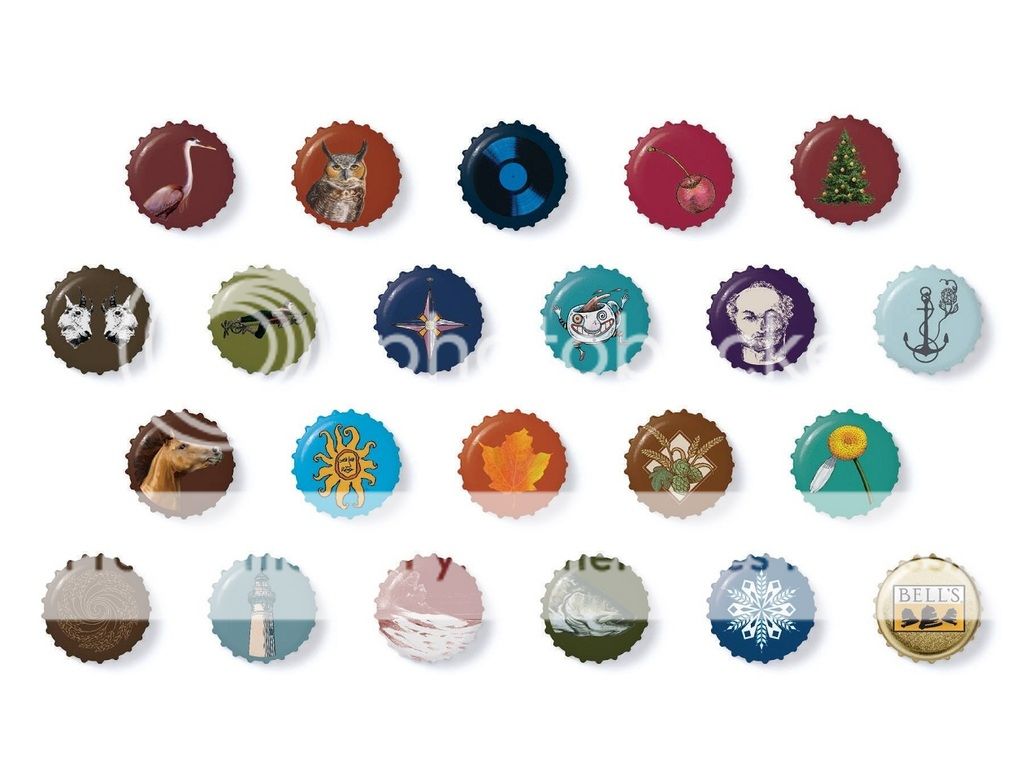 Bell's beers to each have a unique bottle cap graphic design ...